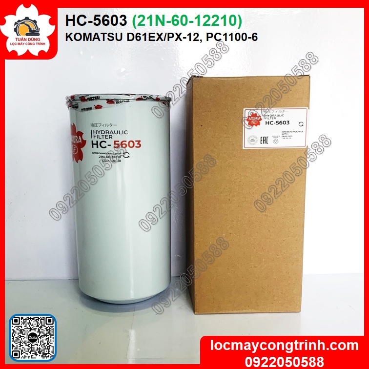 LỌC THỦY LỰC HC-5603, HC5603, 21N6012210, CSP10L10, P550615 SAKURA ...