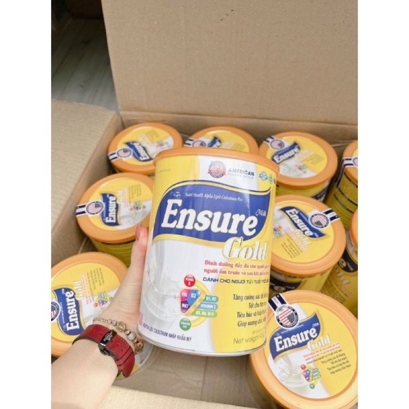 Mua Sữa bột Ensure Milk Gold (Hộp 900g) Hỗ trợ tiêu hóa và tăng cường ...