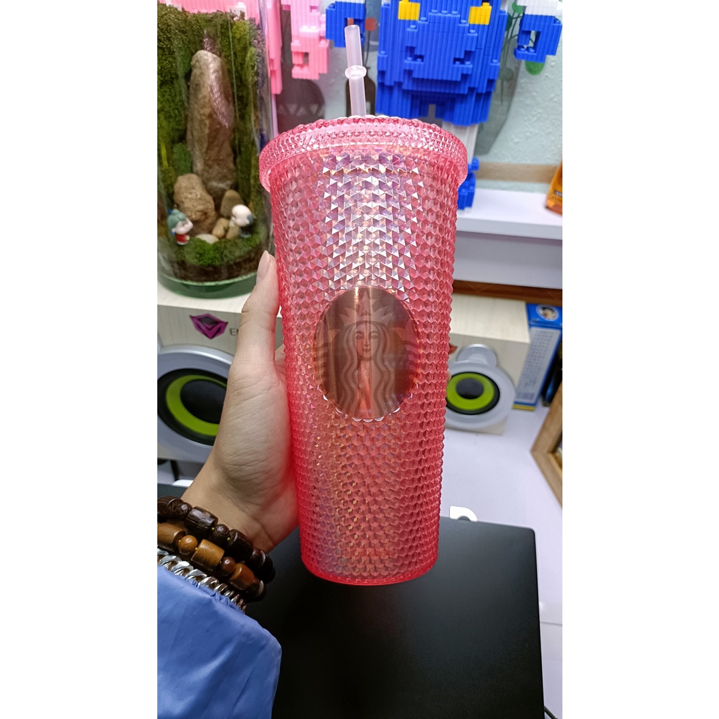 Ly Starbuck 710ml 2 Lớp Kèm Ống Hút Siêu Xinh Nhiều Màu - OrderChinaTanGoc - MixASale