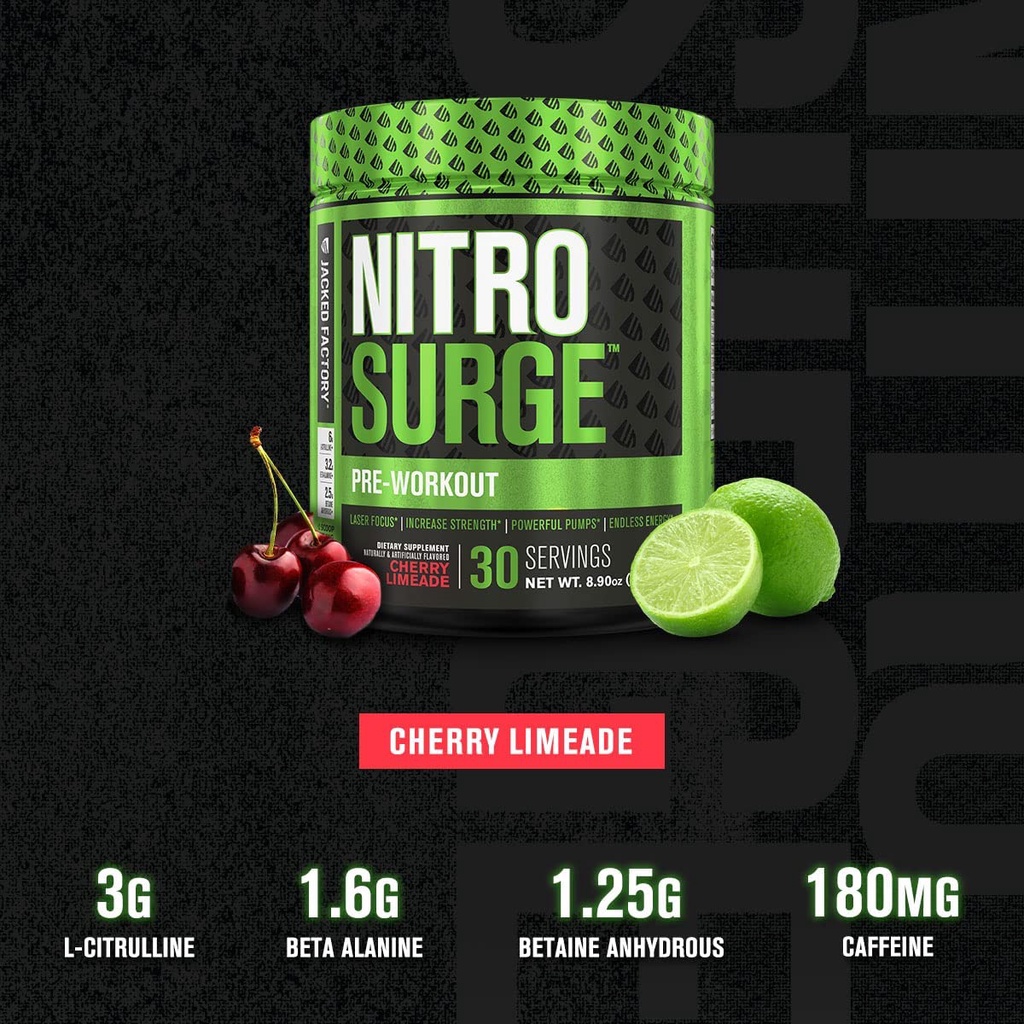Mua Pre-Workout bổ sung trước khi tập luyện NITRO SURGE "Jacked Factory ...