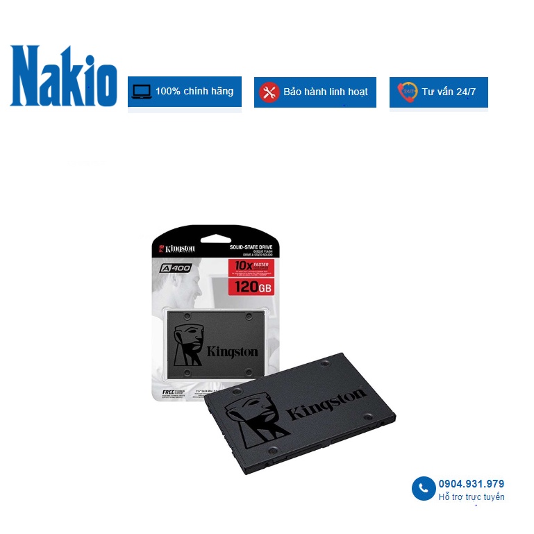 Ổ cứng SSD Kingston 120GB / 240GB A400 2.5" SATA 3.0 6Gb/giây Hàng ...
