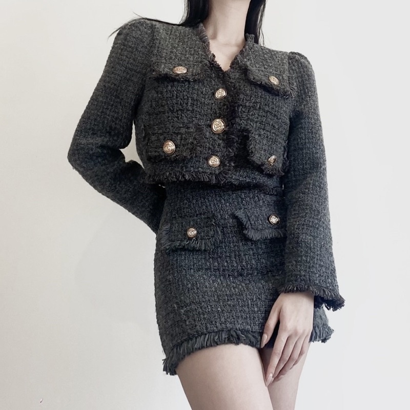 HEIDI - FANCIE TWEED SET | Shopee Việt Nam