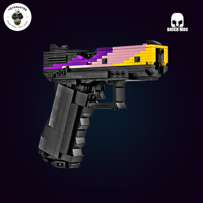 Mua Đồ Chơi Lắp Ráp Kiểu Lego Súng Mô Hình Lục G17 Glock Fade PUBG CSGO ...
