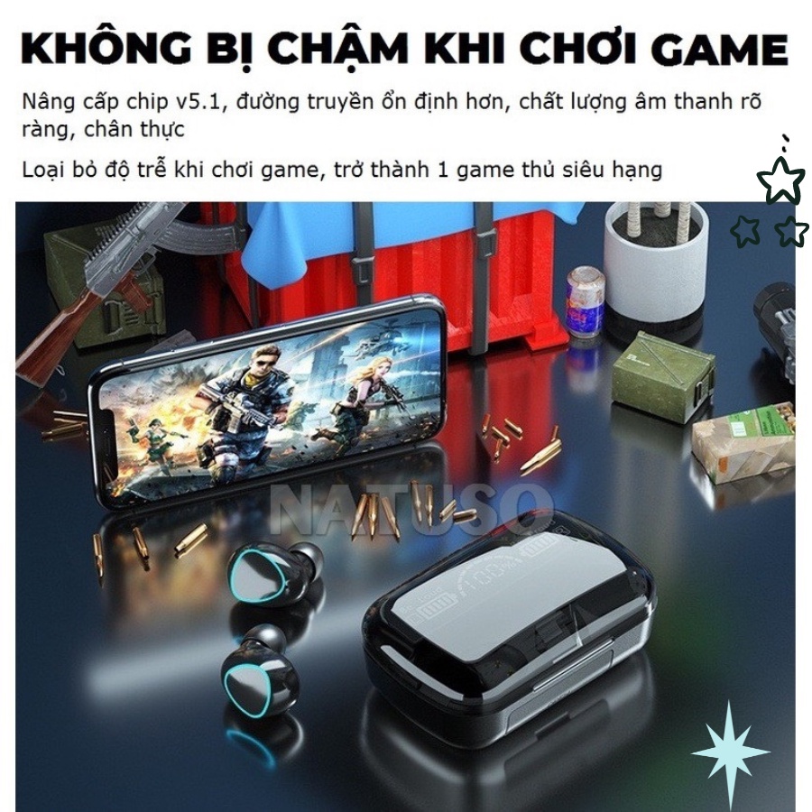 Mua Tai Nghe Bluetooth M10 Pro Không Dây Phiên Bản Nâng Cấp Pin Trâu ...