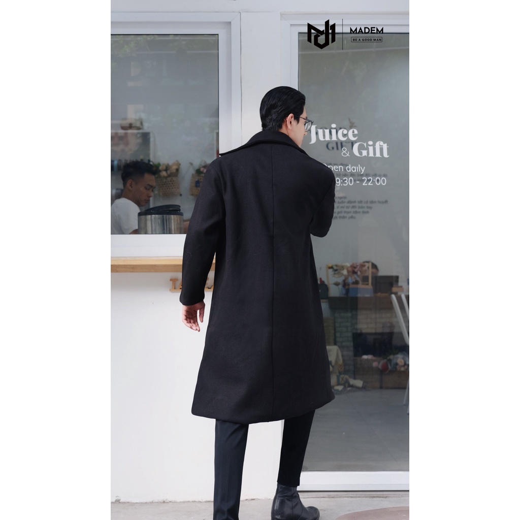 Mua Áo mangto nỉ nam dáng dài Madem - KDMT phong cách hàn quốc cao cấp ...