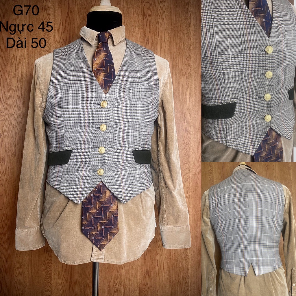 Mua ( mẫu) Gile vest nam/nữ cổ điển / ghile / waistcoat / gilê vest ...