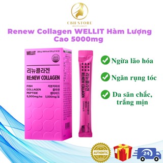 Renew Collagen WELLIT Hàn Quốc Hàm Lượng Cao 5000mg ,Tái tạo Trẻ hóa da ...