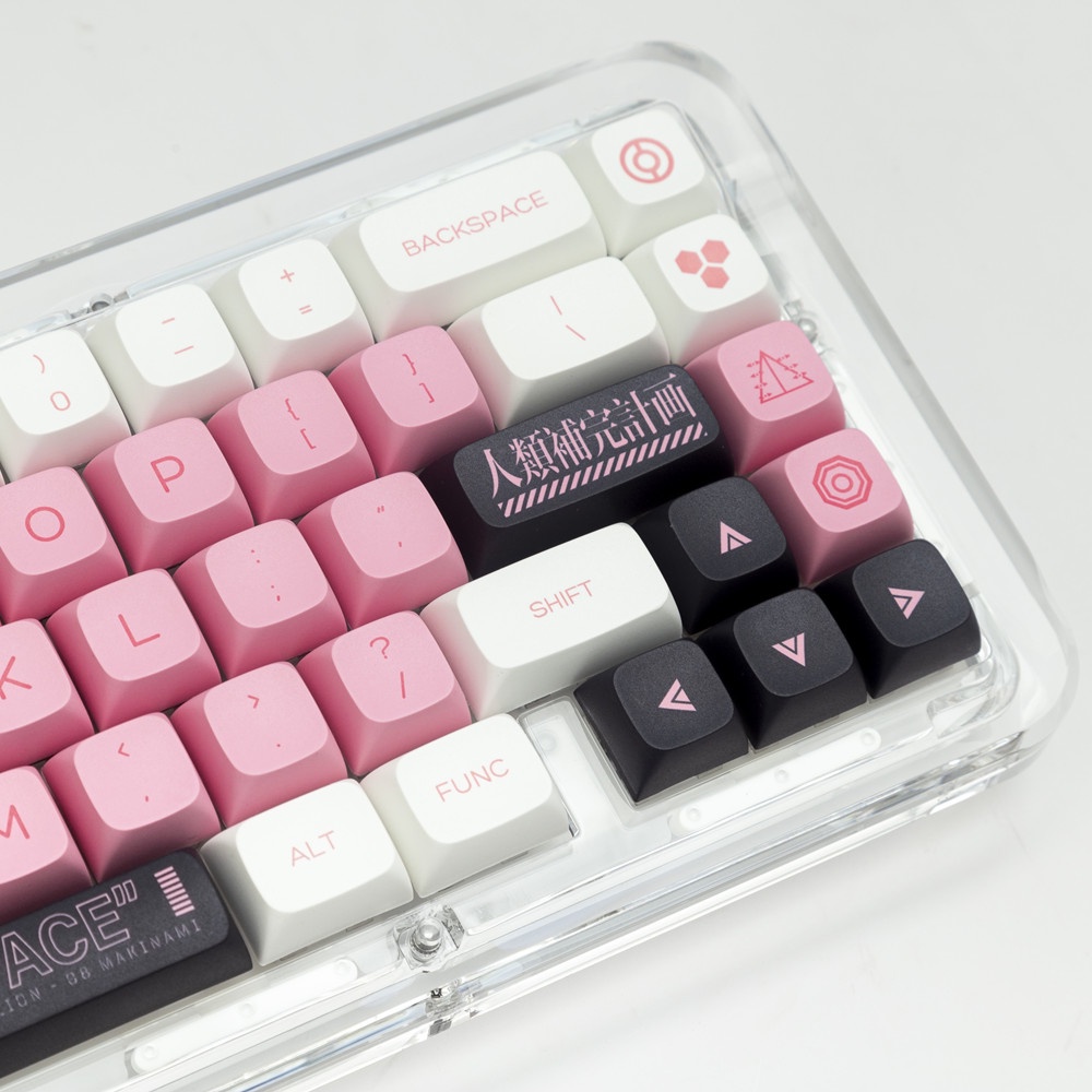 EVANGELION-08 Keycaps XDA Profile EVA 08 PBT Dye Sub Bàn Phím Cơ Keycap