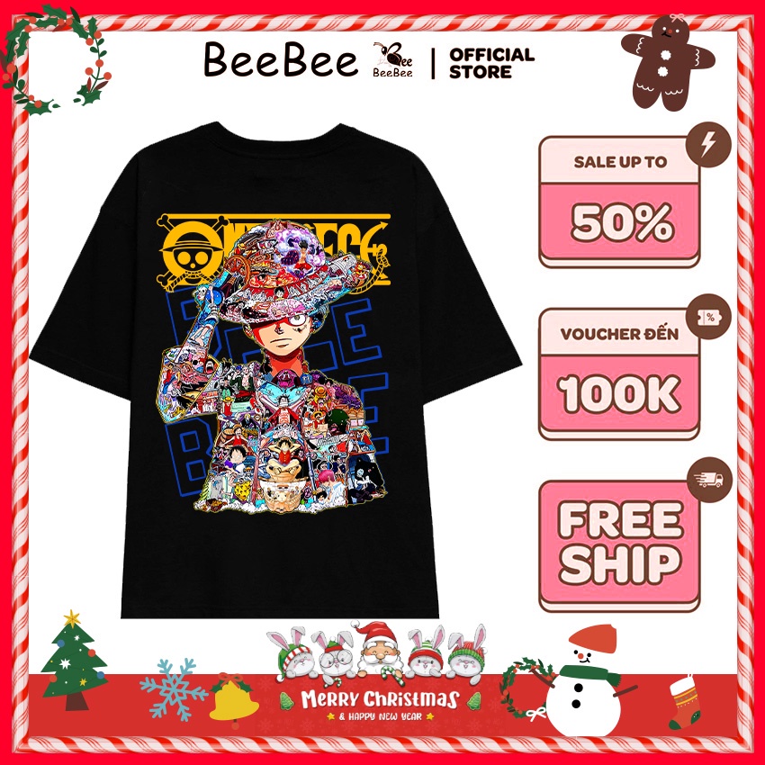 Áo Thun Unisex BEEBEE 100% Cotton LUFFY beebee-LFBB001 M1 | Shopee Việt Nam