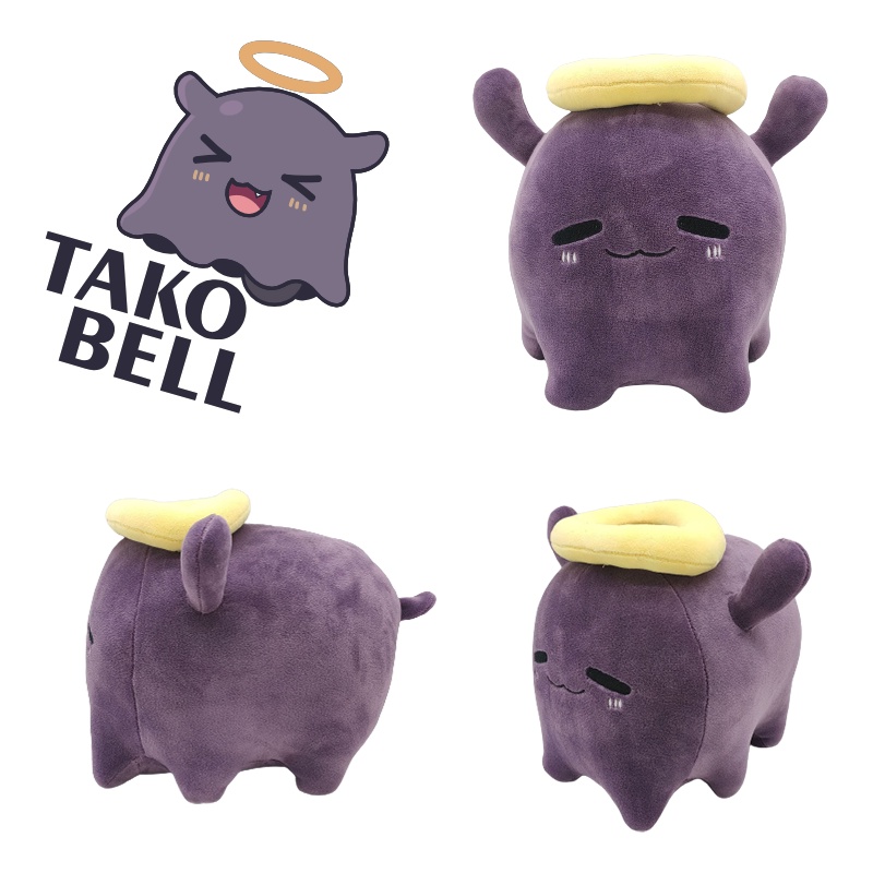 19cm New Hololive EN Takodachi Plush Toy Soft Stuffed Doll Ninomae Ina ...