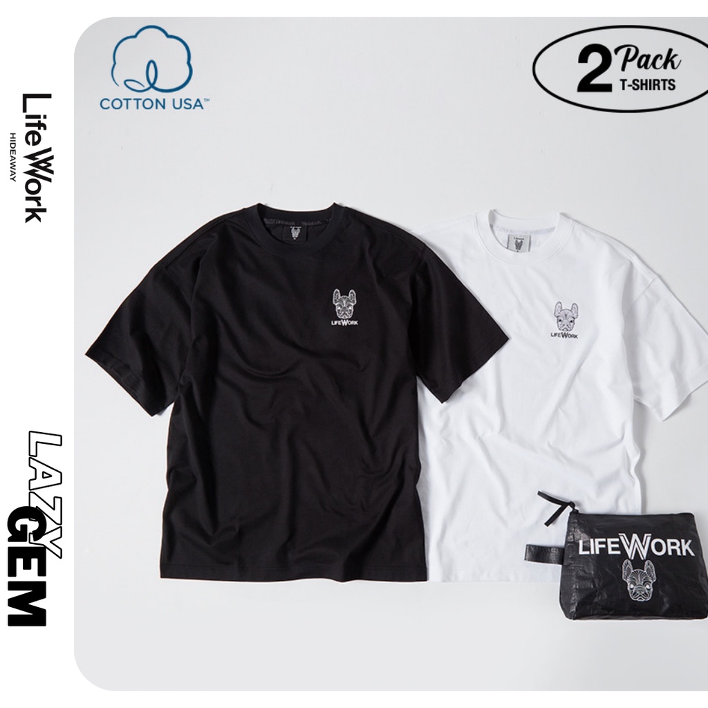 [LIFEWORK CHÍNH HÃNG] Pack 2 áo Thun Lifework - Phiên Bản 2022 ...