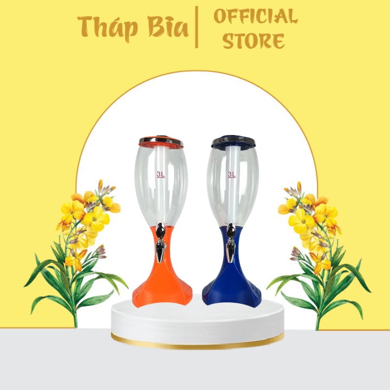 Mua Tháp Bia Max 5 Lít Đựng Bia Trà Sữa Nước Ngọt Lõi Đá Giữ Lạnh Đèn ...