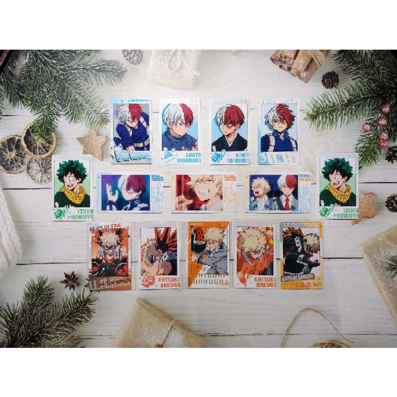 [chú cá Vàng màu Tím] [Hàng sẵn] Card snap, metal Izuku Midoriya ...