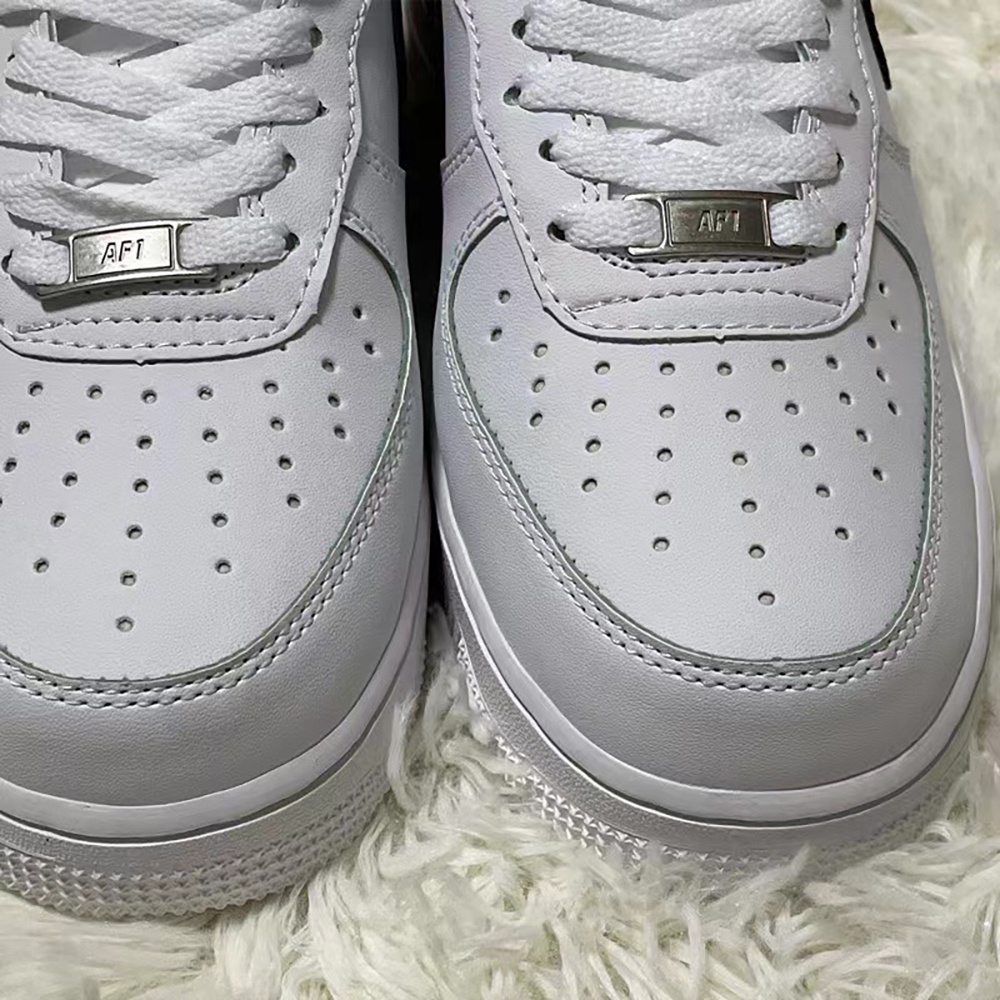 Giày af1 trắng cổ thấp để khâu giày thể thao nam nữ h2 sneaker air ...