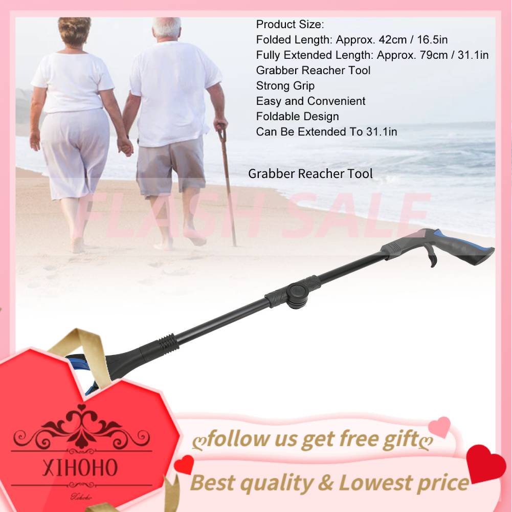 Xihoho Grabber Reacher Tool Strong Grip Magnetic Tip Foldable Arm ...