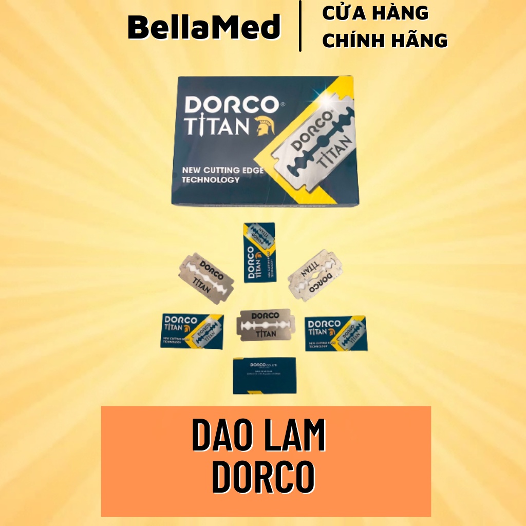Lưỡi Dao Lam Dorco Titan Hộp 100 Lưỡi Lam Titan | Shopee Việt Nam