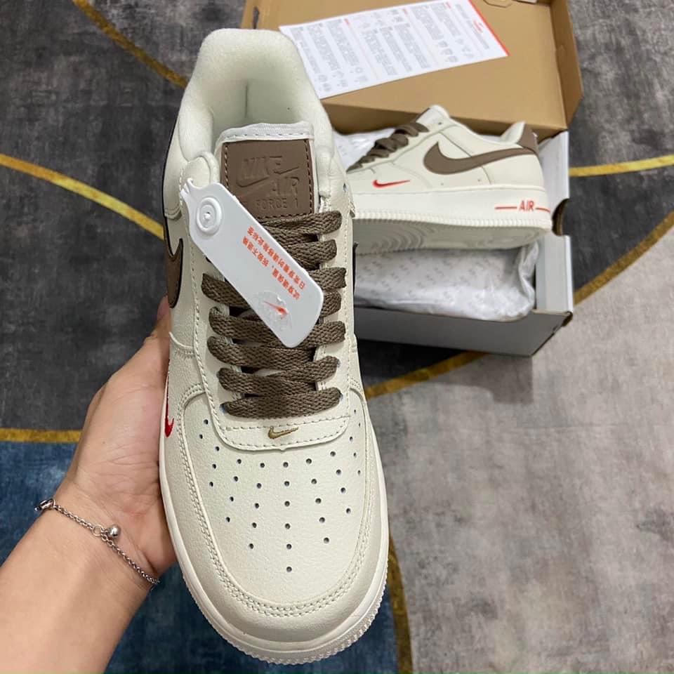 Mua 🌺Giày _Nike_Air Force 1, AF1 Vệt Nâu - Vệt Đen Cổ Thấp Cao Cấp Bản ...