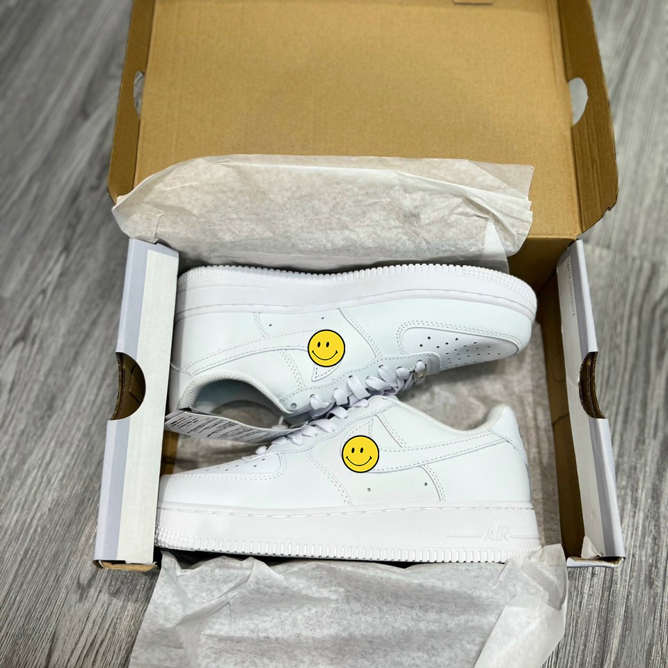 Giày af1 trắng cổ thấp để khâu giày thể thao nam nữ h2 sneaker air ...