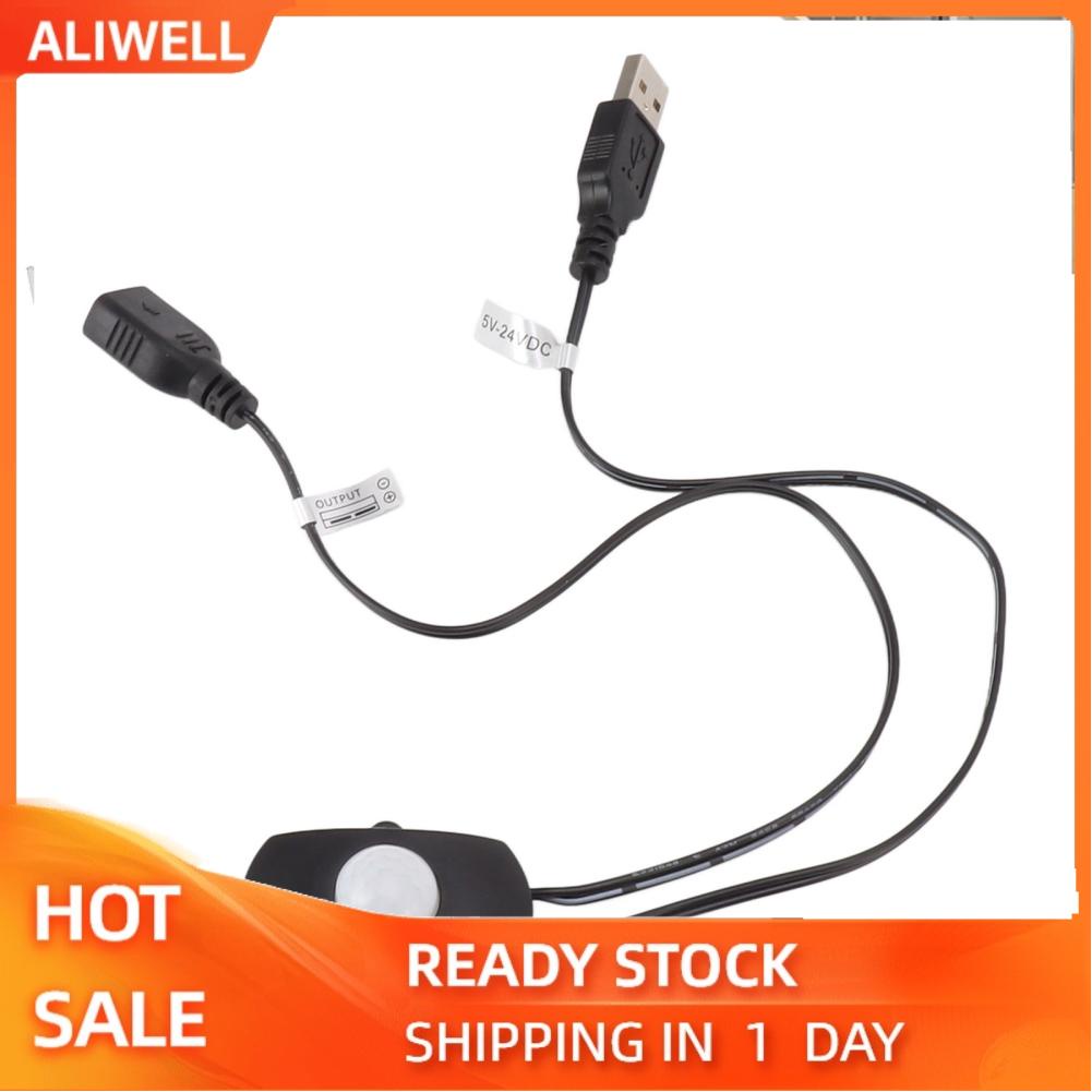 Aliwell Motion Activated Sensor PIR USB Smart Detector Switch for LED ...