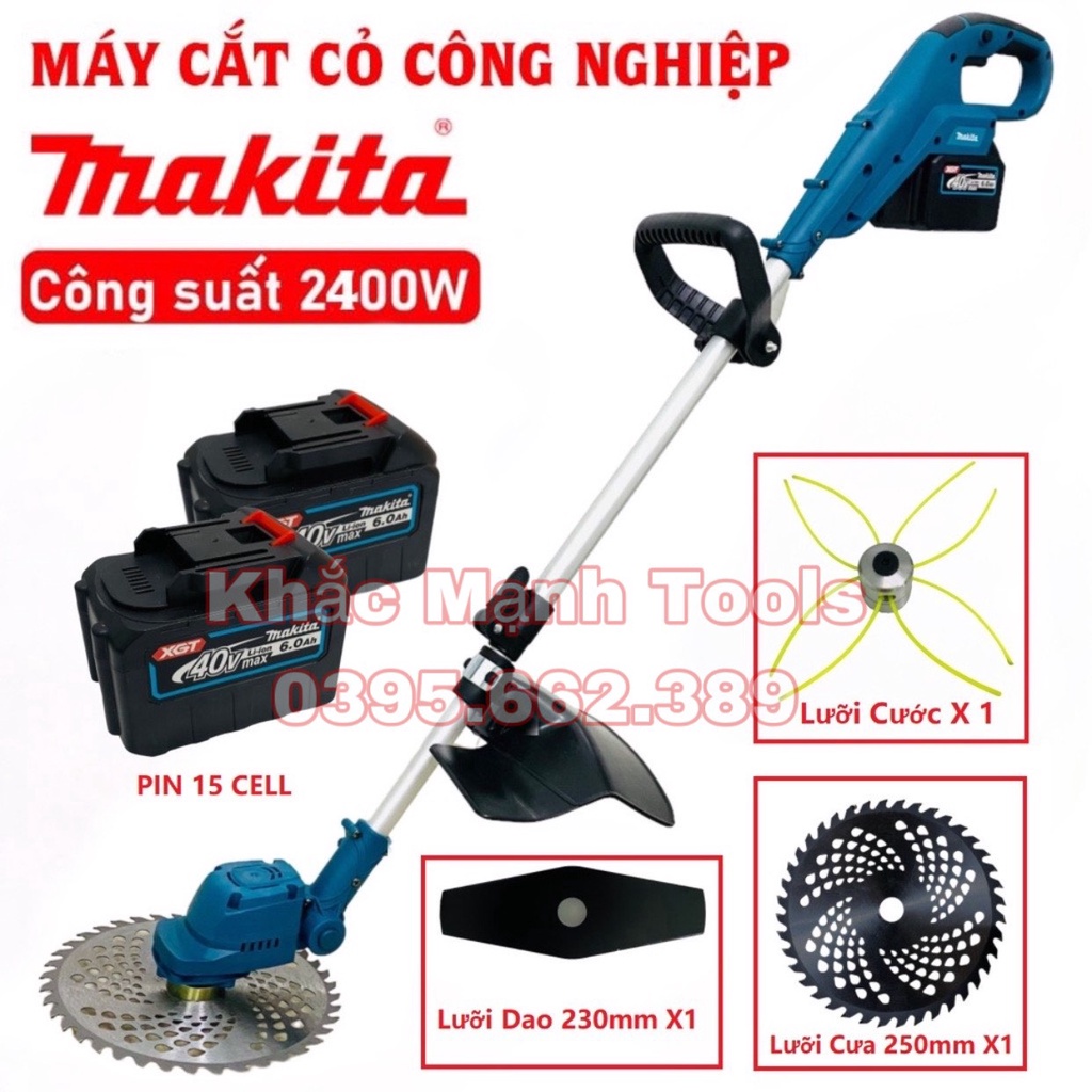 Mua Máy cắt cỏ pin công nghiệp MAKITA 10 inch 2400w, không chổi than ...