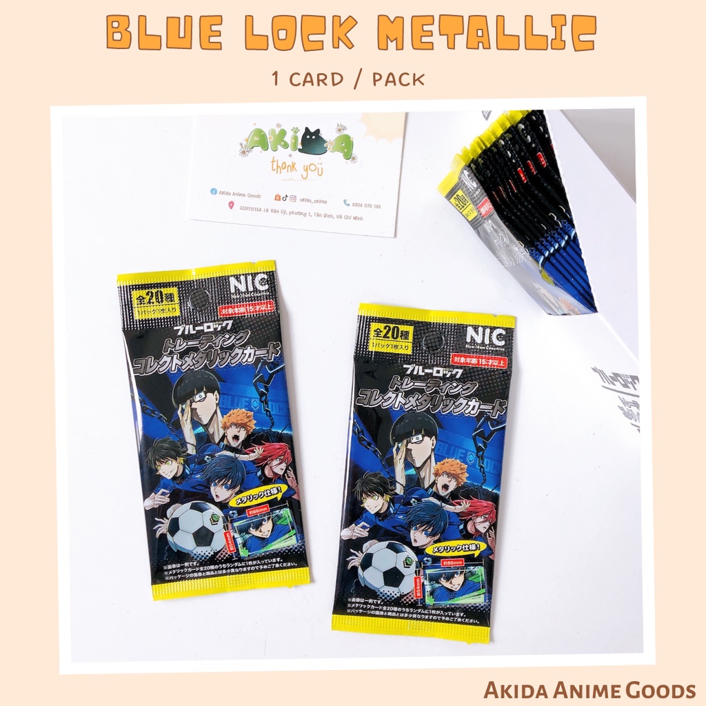 Sẵn Pack random thẻ nhân phẩm - Collect Metallic - Blue Lock - MixASale