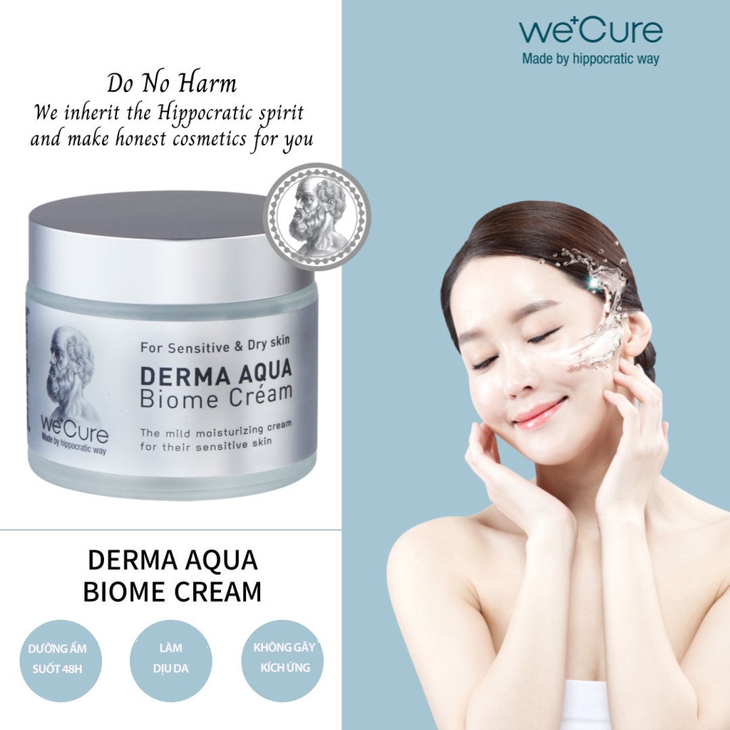 Mua KEM DƯỠNG ẨM DÀNH CHO DA NHẠY CẢM VÀ DA KHÔ WECURE DERMA AQUA BIOME ...