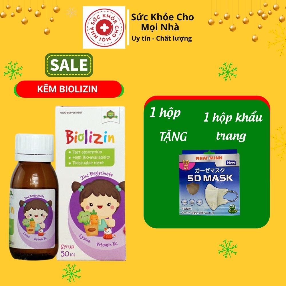 Biolizin Kẽm Hữu Cơ Lysine B6 Giúp Bé Ăn Ngon Tăng Đề Kháng Bổ Sung Kẽm ...