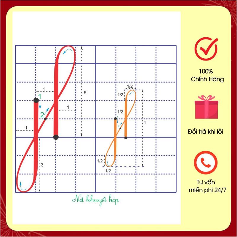Mua Flashcard Cấu tạo nét cơ bản tích hợp 5 li và 2.5 li làm giáo cụ ...