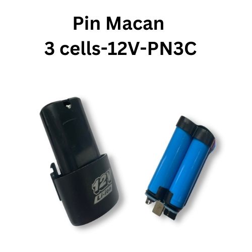 Pin 3 cell Macan -12V | Shopee Việt Nam