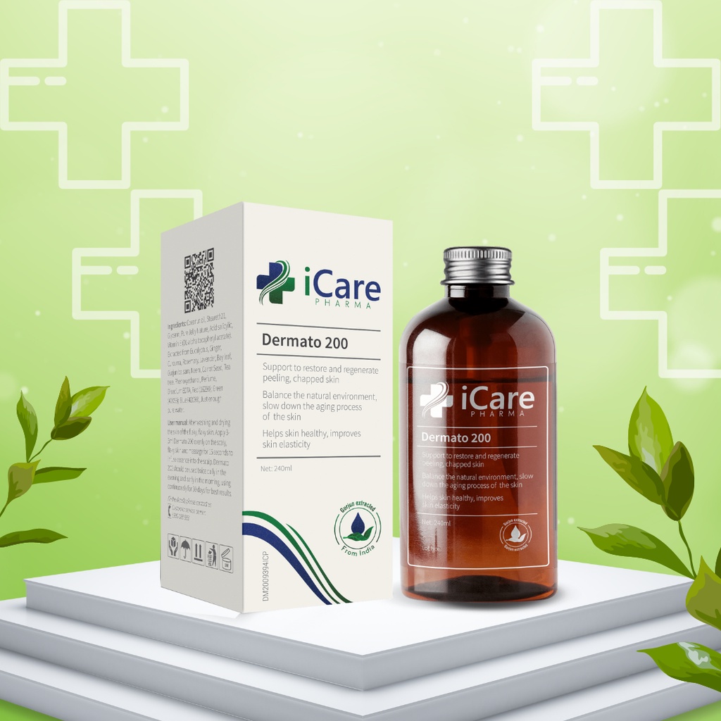 Sản Phẩm Dermato 200Thương Hiệu iCare Pharma Với Chiết Xuất Dược Liệu ...