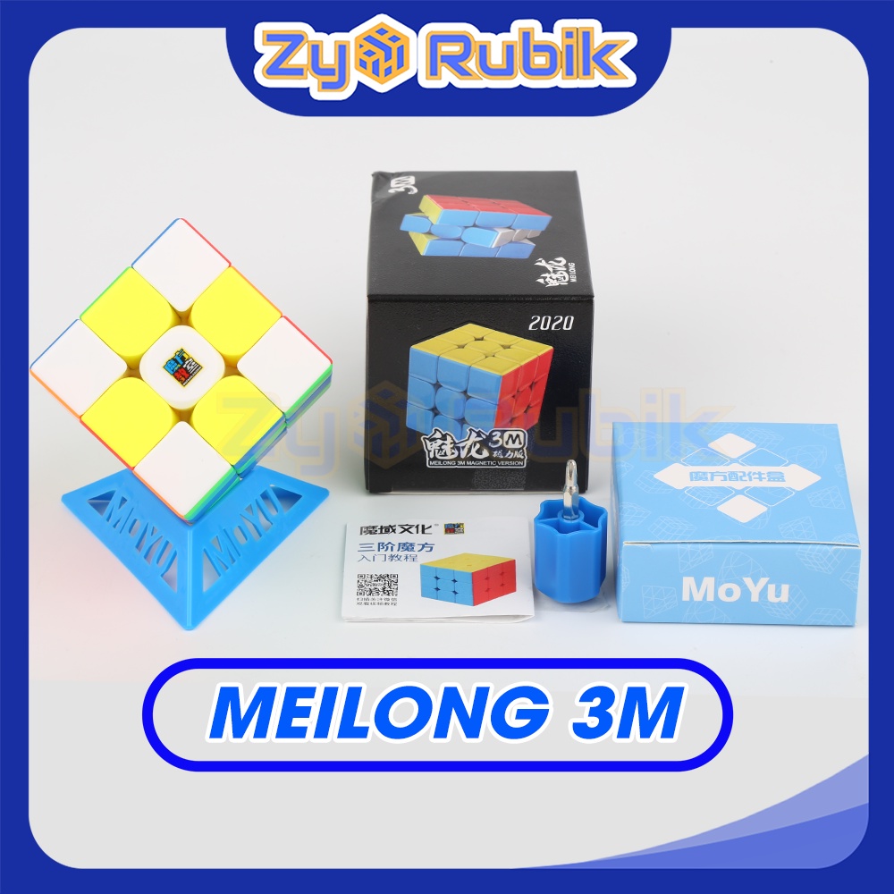 Rubik 3x3 Meilong 3M/ Moyu Meilong 3M Stickerless cao cấp ( Đã được ...