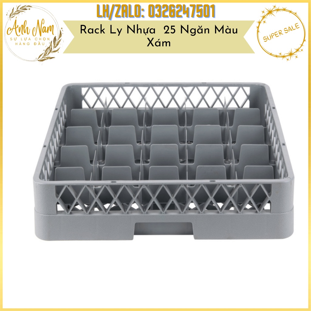 Mua Rack Nhựa Đựng Ly 25 Ngăn GX025A Dùng Cho Máy Rửa Chén Công Nghiệp ...