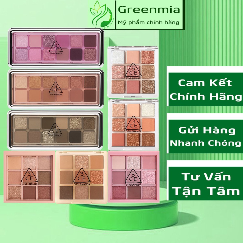 Bảng Phấn Mắt 4 9 12 Ô 3CE MOOD RECIPE MULTI EYE COLOR PALETTE OVERTAKE ...