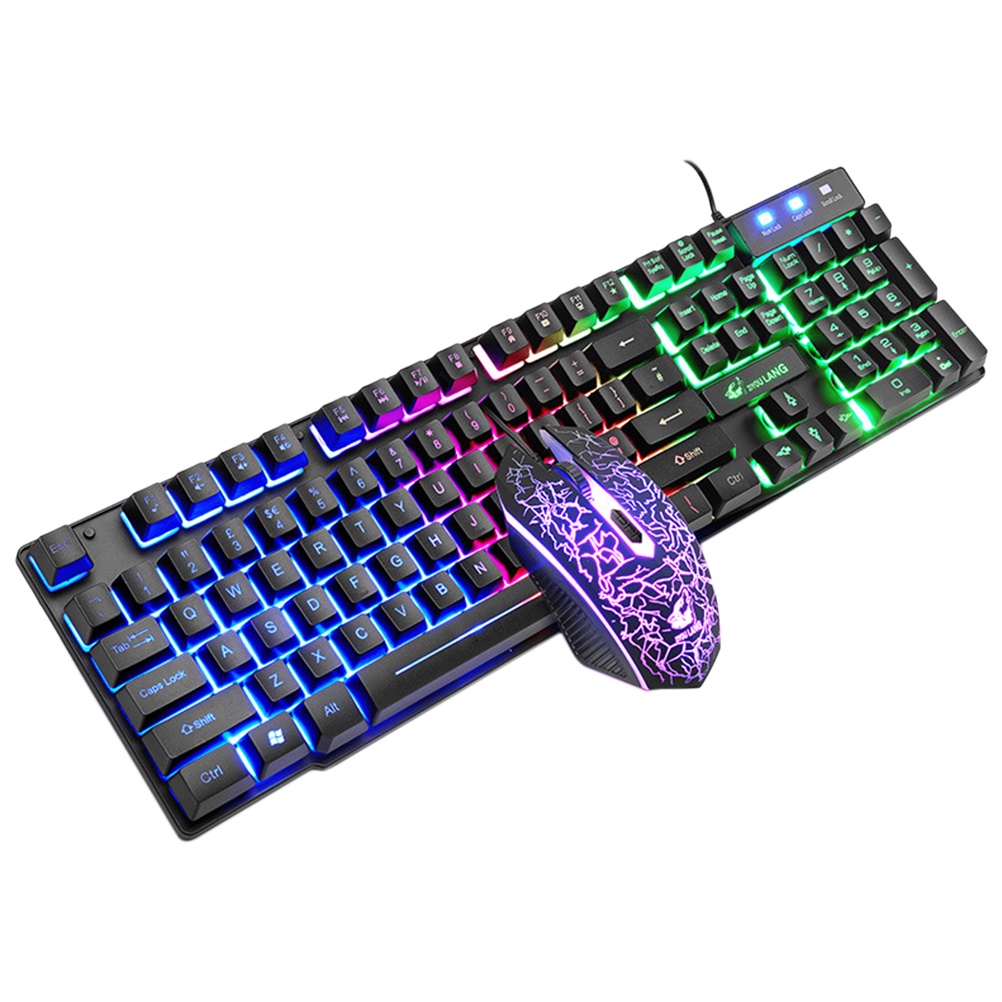 1 Set Light Up Keyboard Wired Gaming Keyboard Computer Keyboards ...