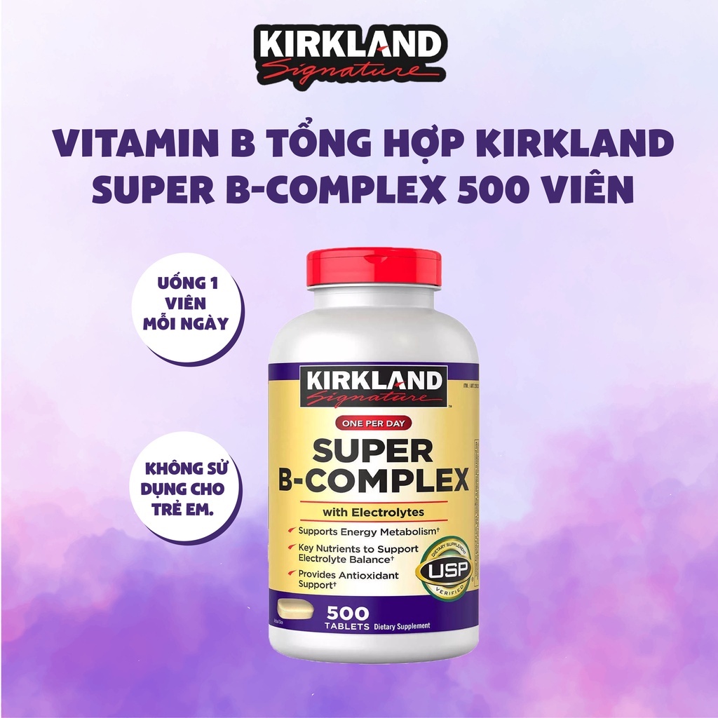 Mua Viên uống bổ sung Vitamin B tổng hợp Kirkland Signature Super B ...