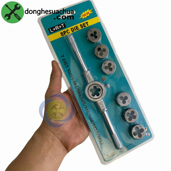 Bộ taro ren ngoài 8 chi tiết L+R+T (bàn ren M3-M12) | Shopee Việt Nam