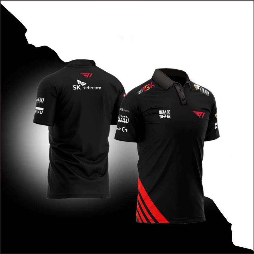 Mua Áo Thun Polo T1 SKT T1 Phiên Bản Màu Đen game dota JERSEY giá rẻ ...