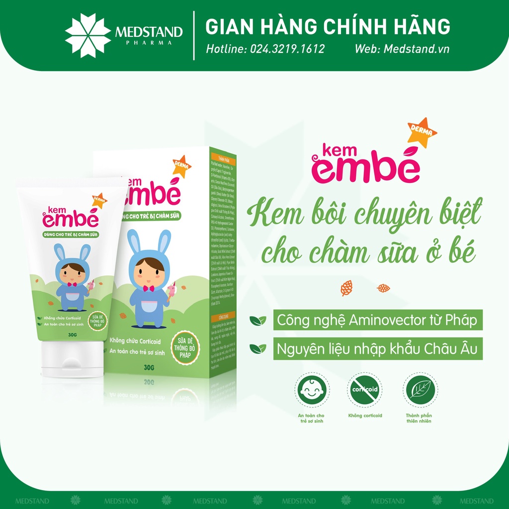 Mua Kem Em Bé Derma - Kem bôi da thảo dược chàm sữa cho bé, làm dịu da ...