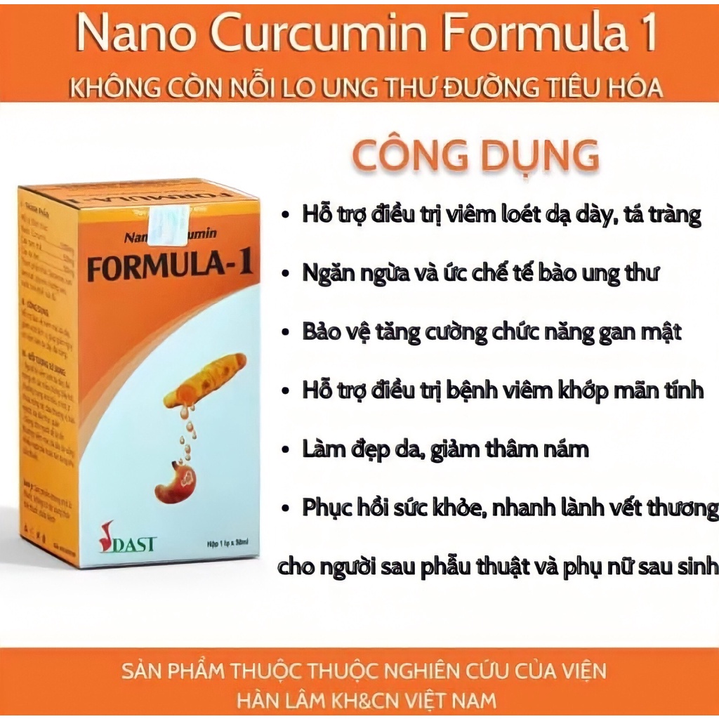 Mua Nano curcumin, nghệ curcumin, curcumin formula -1. sản phẩm viện ...
