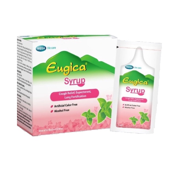 Eugica Syrup siro Ho Thảo Dược Hỗ Trợ Giảm Ho, Long Đờm, Nhuận Phế Hộp ...