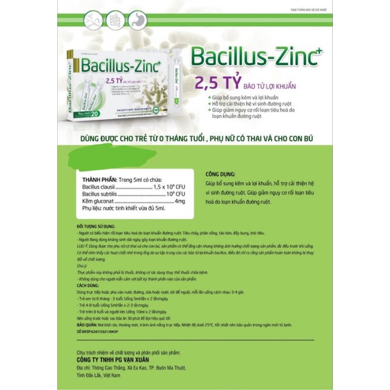 Bacillus-zinc giá rẻ Tháng 11,2023|BigGo Việt Nam
