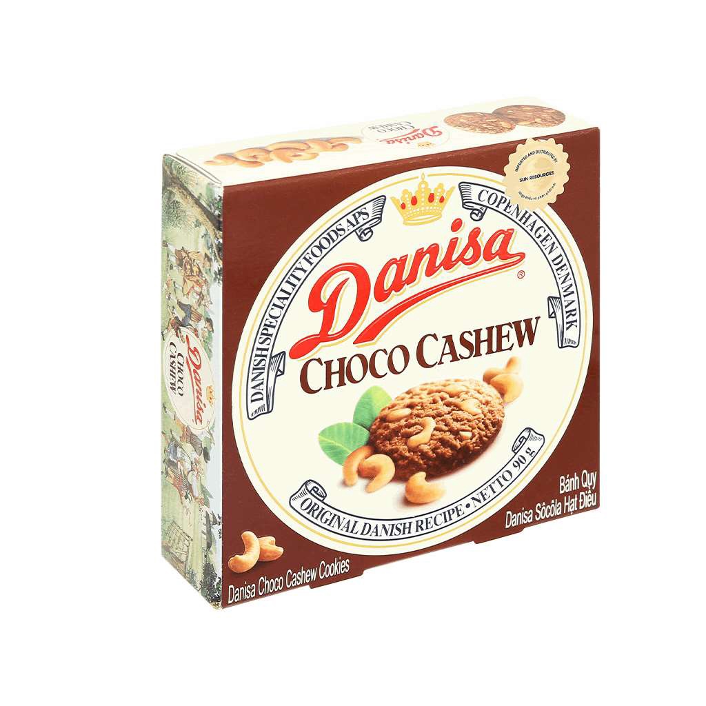 Bánh Quy Socola Hạt Điều Choco Cashew Danisa (hộp 90g) | Shopee Việt Nam