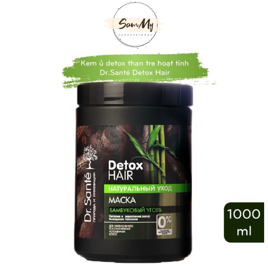 Kem Ủ Phục Hồi Dr. Sante Detox Hair Than Tre Hoạt Tính 1000ml ...