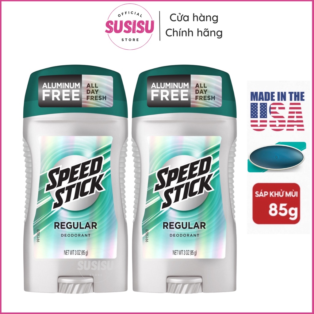 Lăn khử mùi nam SPEED STICK Regular 24 HR Protection 85g | Shopee Việt Nam
