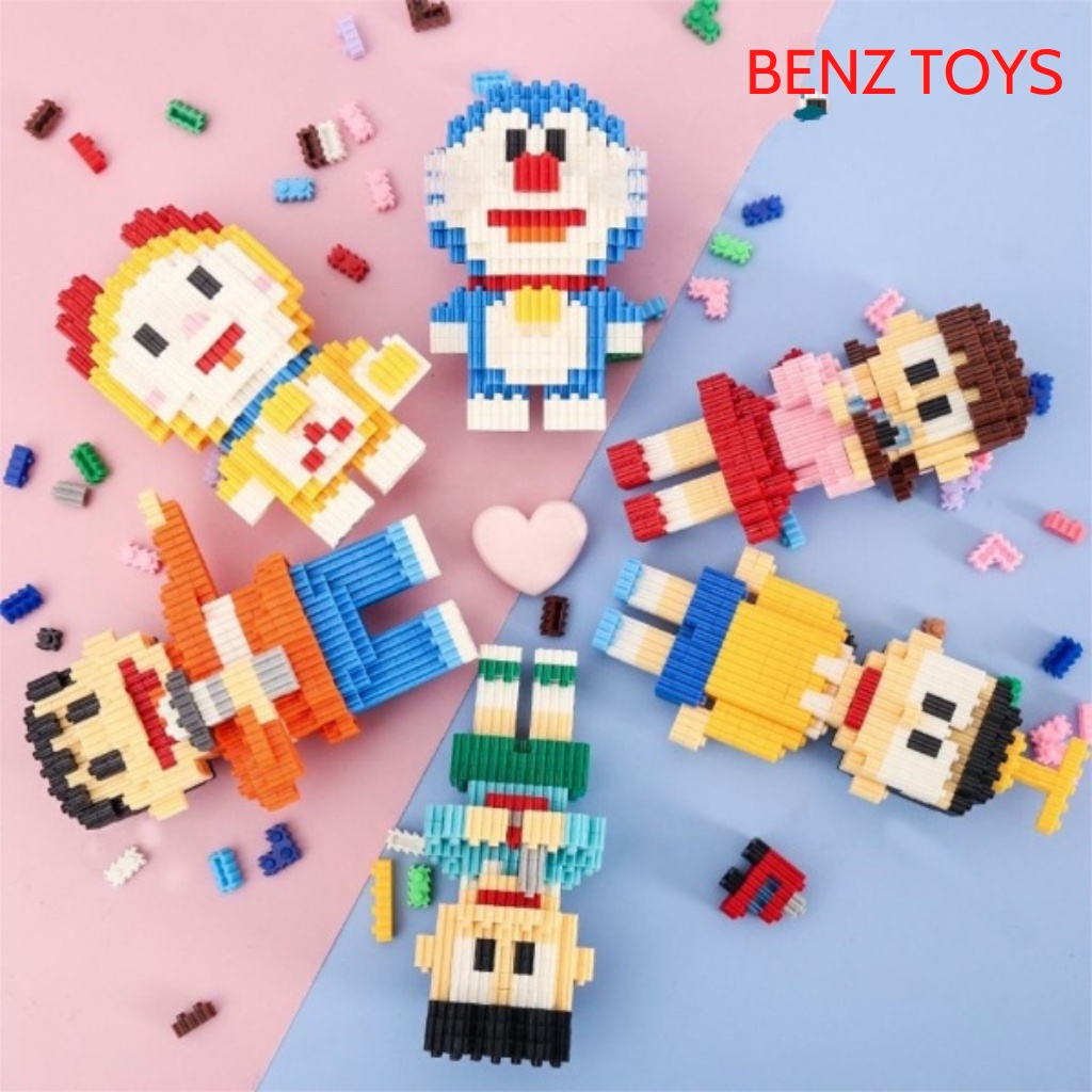 Mua Mô Hình Lắp Ráp Lego 3D Mini Các Nhân Vật Hoạt Hình Doraemon,Nobita ...