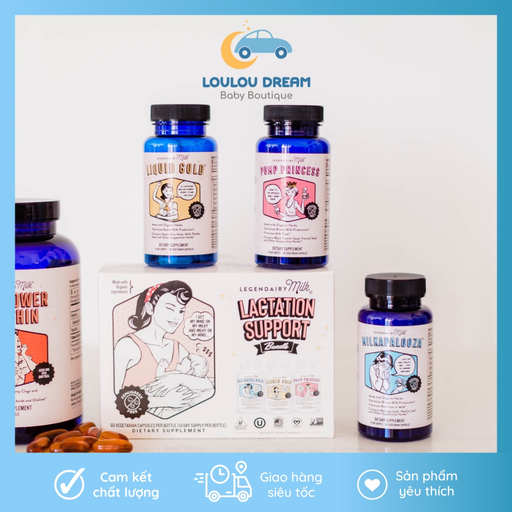 Mua Viên uống lợi sữa hữu cơ Legendairy Milk - Liquid Gold ...