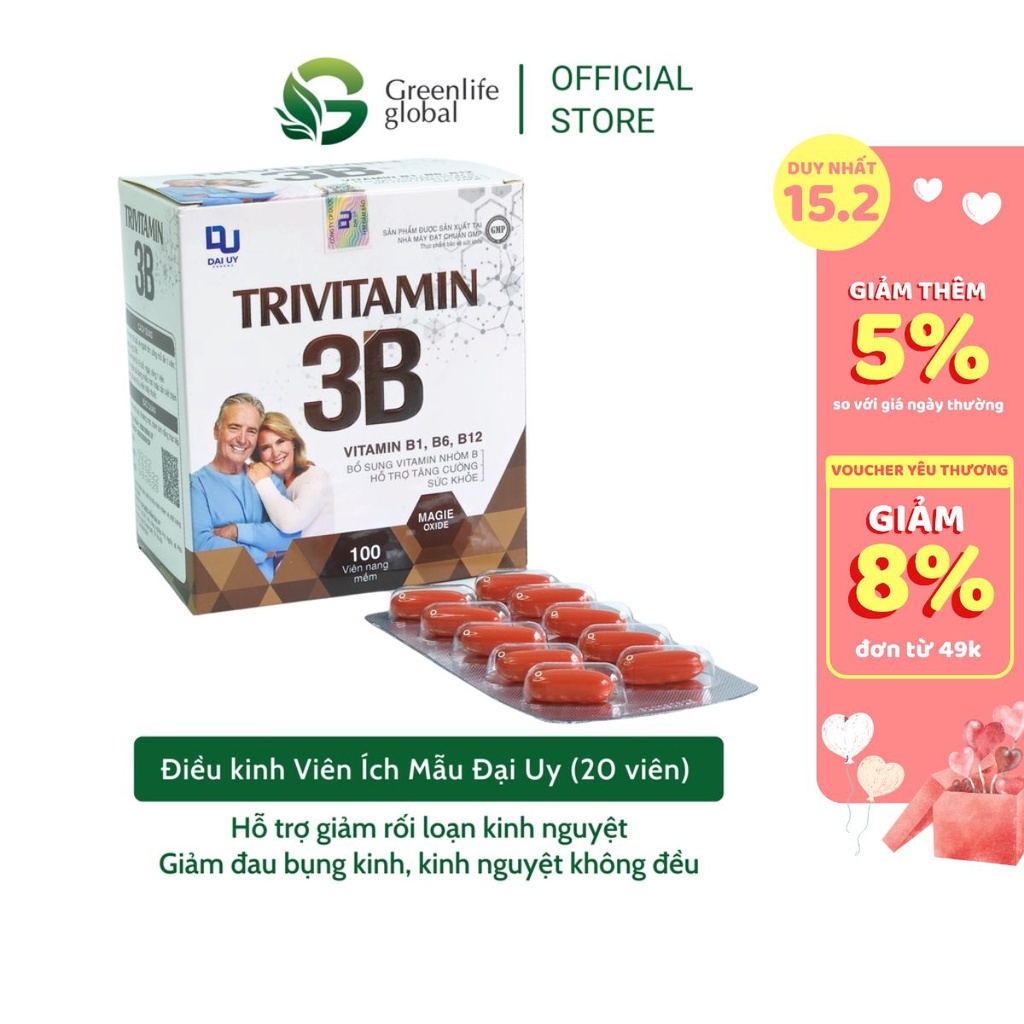 [Mã BMLTA50 giảm đến 50K đơn 99K] Vitamin B tổng hợp Đại Uy ...