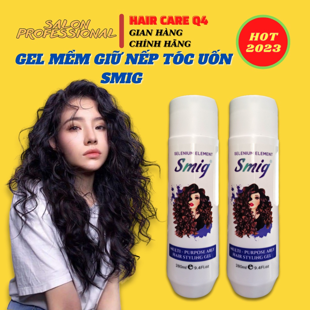 GEL TẠO KIỂU GIỮ NẾP TÓC XOĂN CAO CẤP SMIG - Hair Care Q4 | Shopee Việt Nam