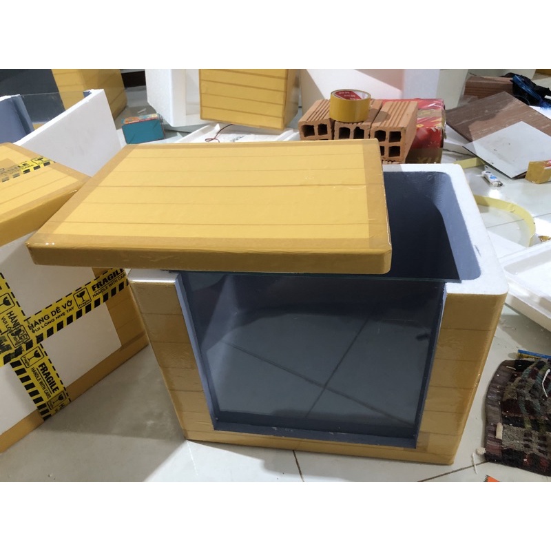 Thùng xốp gắn kính không đèn 40x30x30 | Shopee Việt Nam