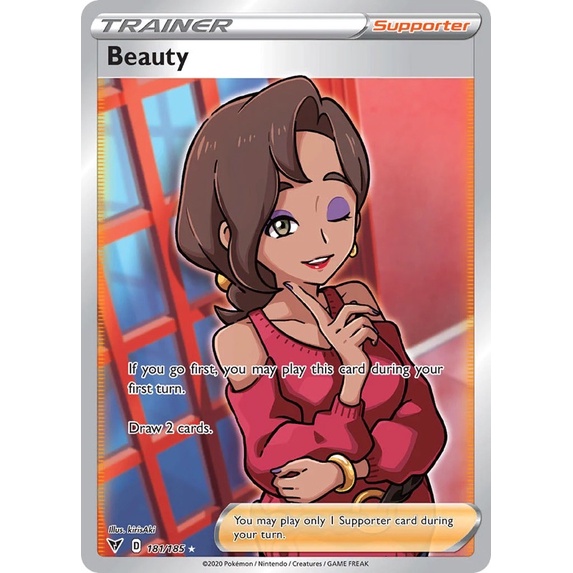 [Ramen02] Thẻ Pokémon Trainer Beauty Sr - Vivid Voltage - 181/185 - Eng ...